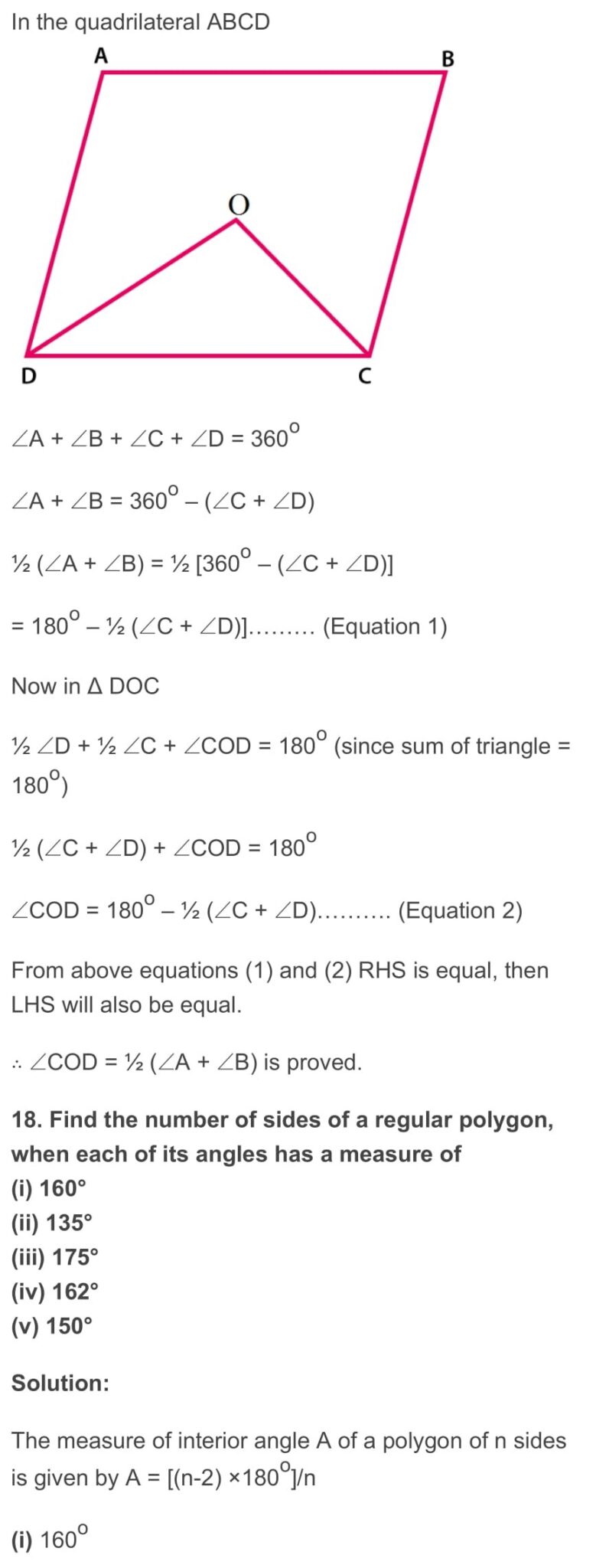 RD Sharma Chapter 16 – Understanding Shapes – II (Quadrilaterals ...