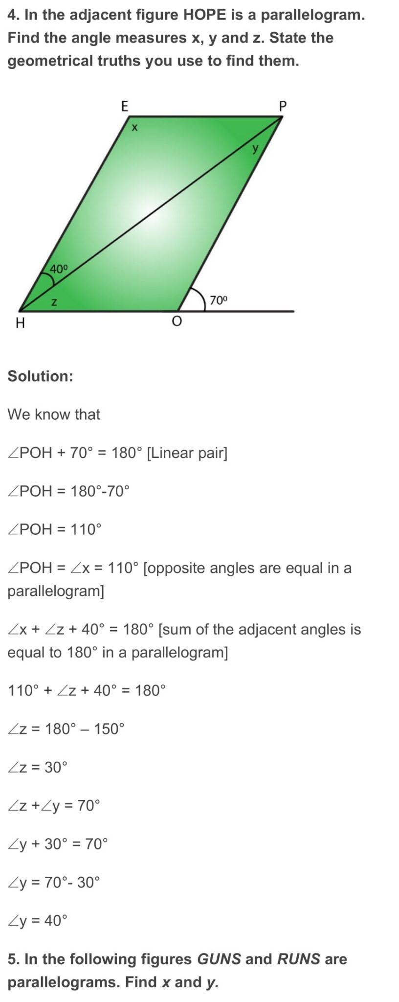 RD Sharma Chapter 17 – Understanding Shapes – III (Special Types of ...