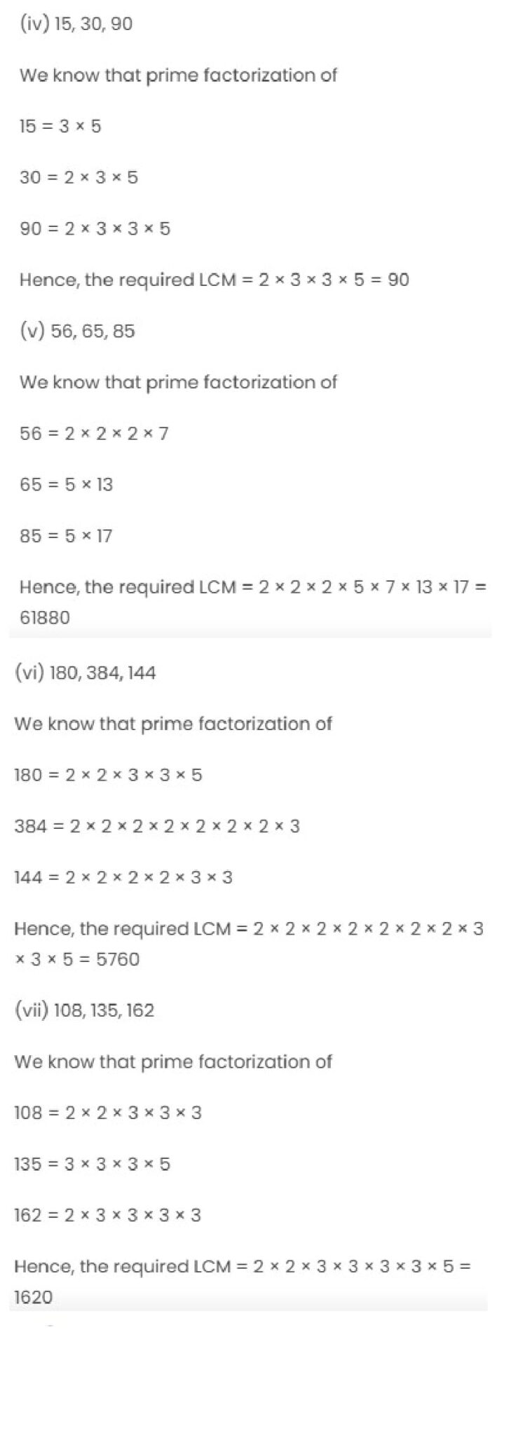 RD Sharma Class 6 Maths Chapter 2 Playing with numbers Exercise 2.9 Solutions - RD Sharma Solutions