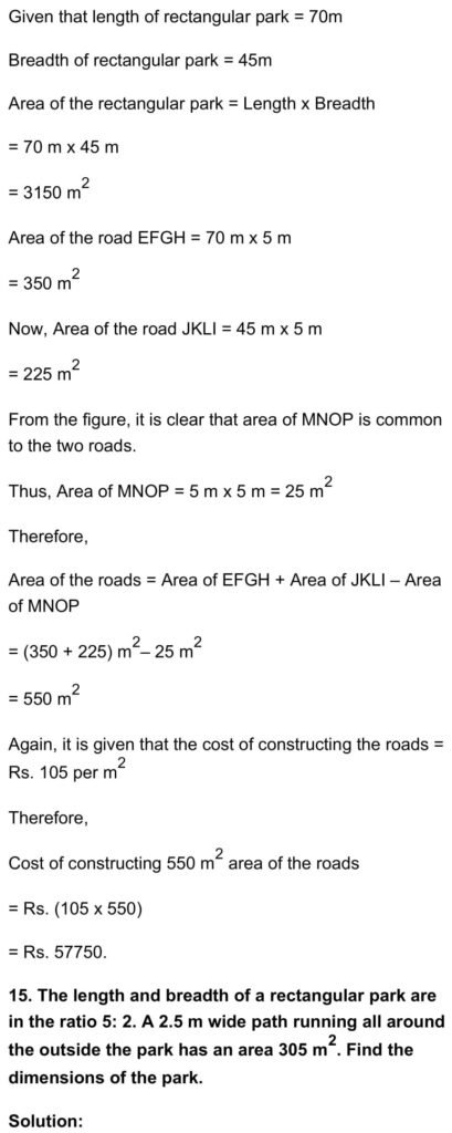 RD Sharma Class 7 Maths Chapter 20 – Mensuration – I (Perimeter and ...
