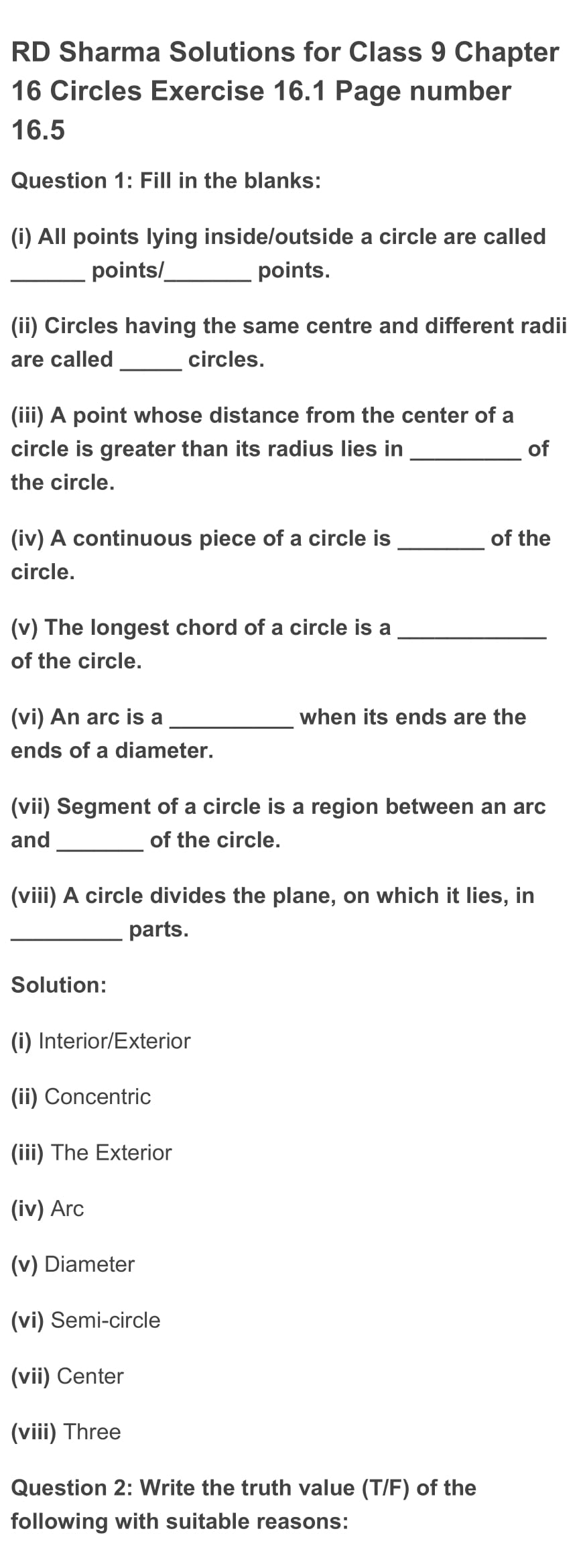 RD Sharma Solutions Class 9 Maths Exercise 16.1 Solutions - RD Sharma ...
