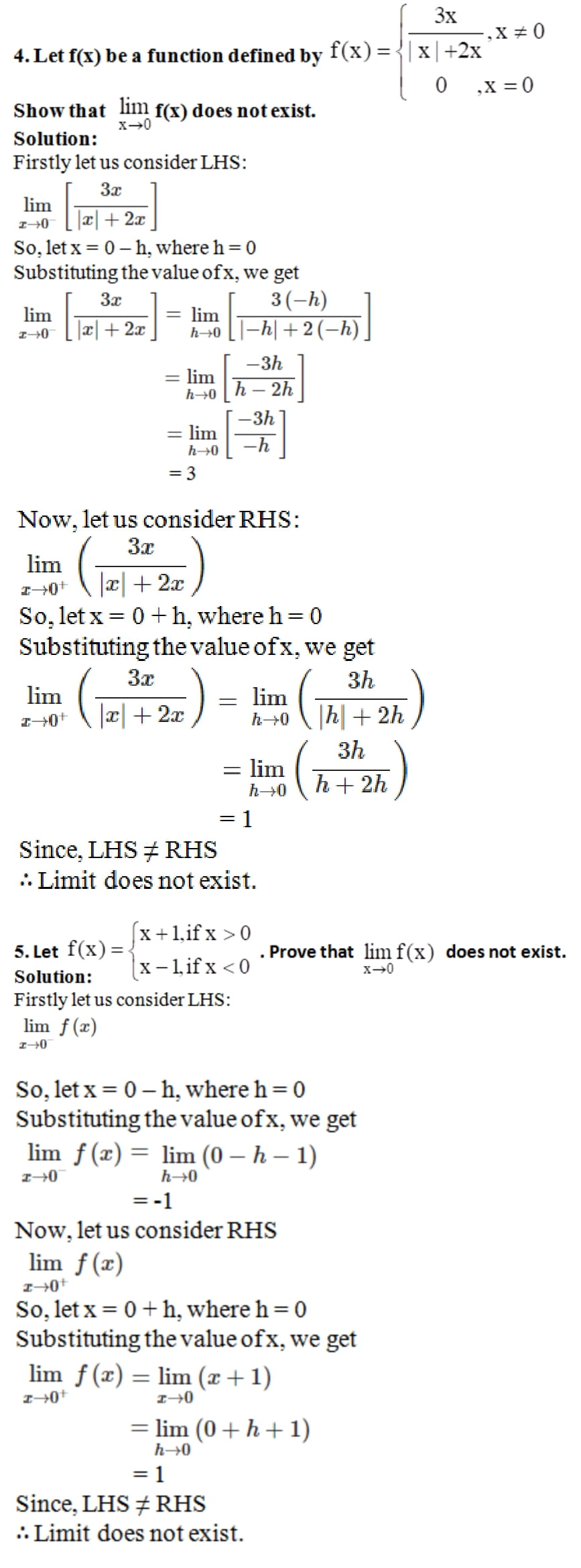 Rd Sharma Solutions Class 11 Exercise 29.1 Solutions - RD Sharma Solutions