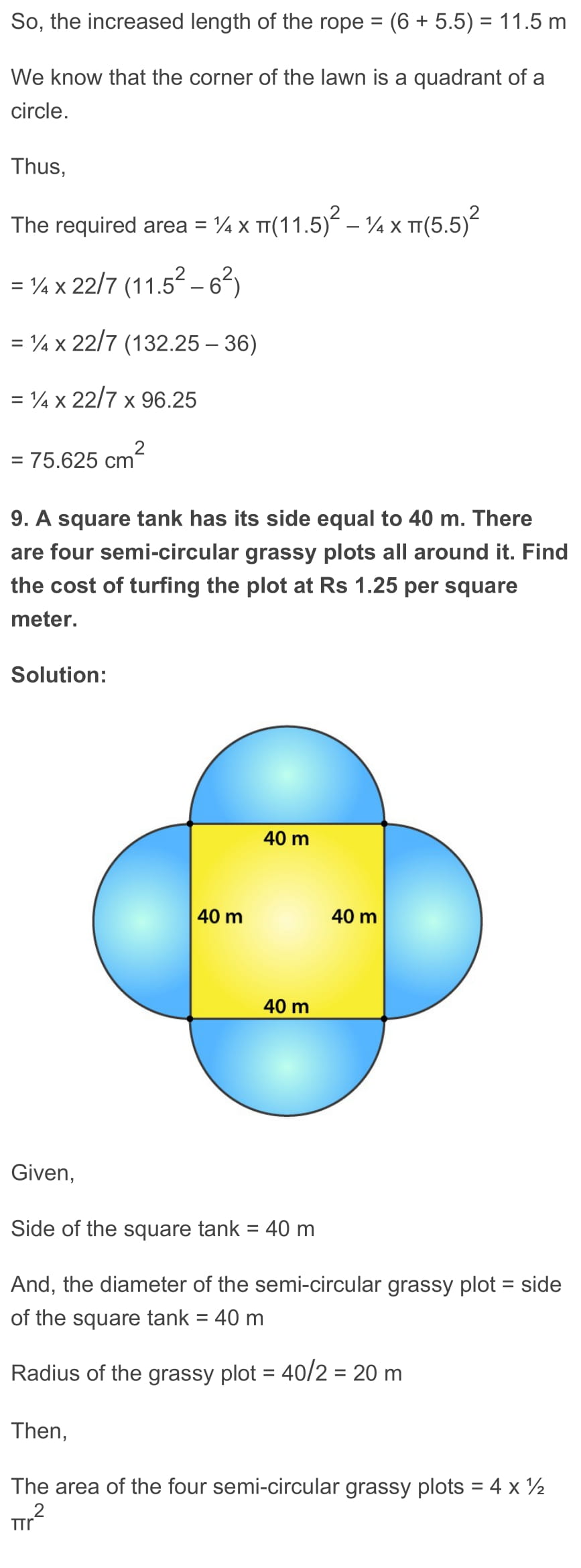 RD Sharma Class 10 Maths Exercise 15.4 Solutions - RD Sharma Solutions
