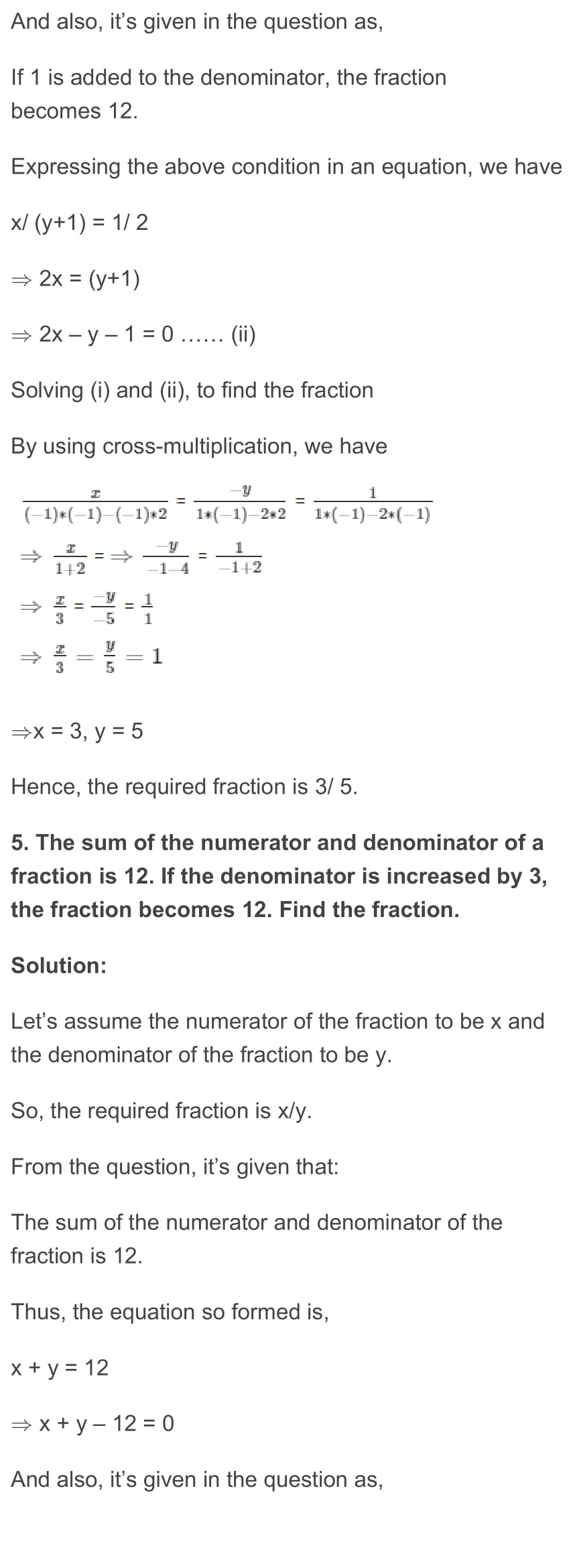 RD Sharma Class 10 Maths Exercise 3.8 Solutions - RD Sharma Solutions